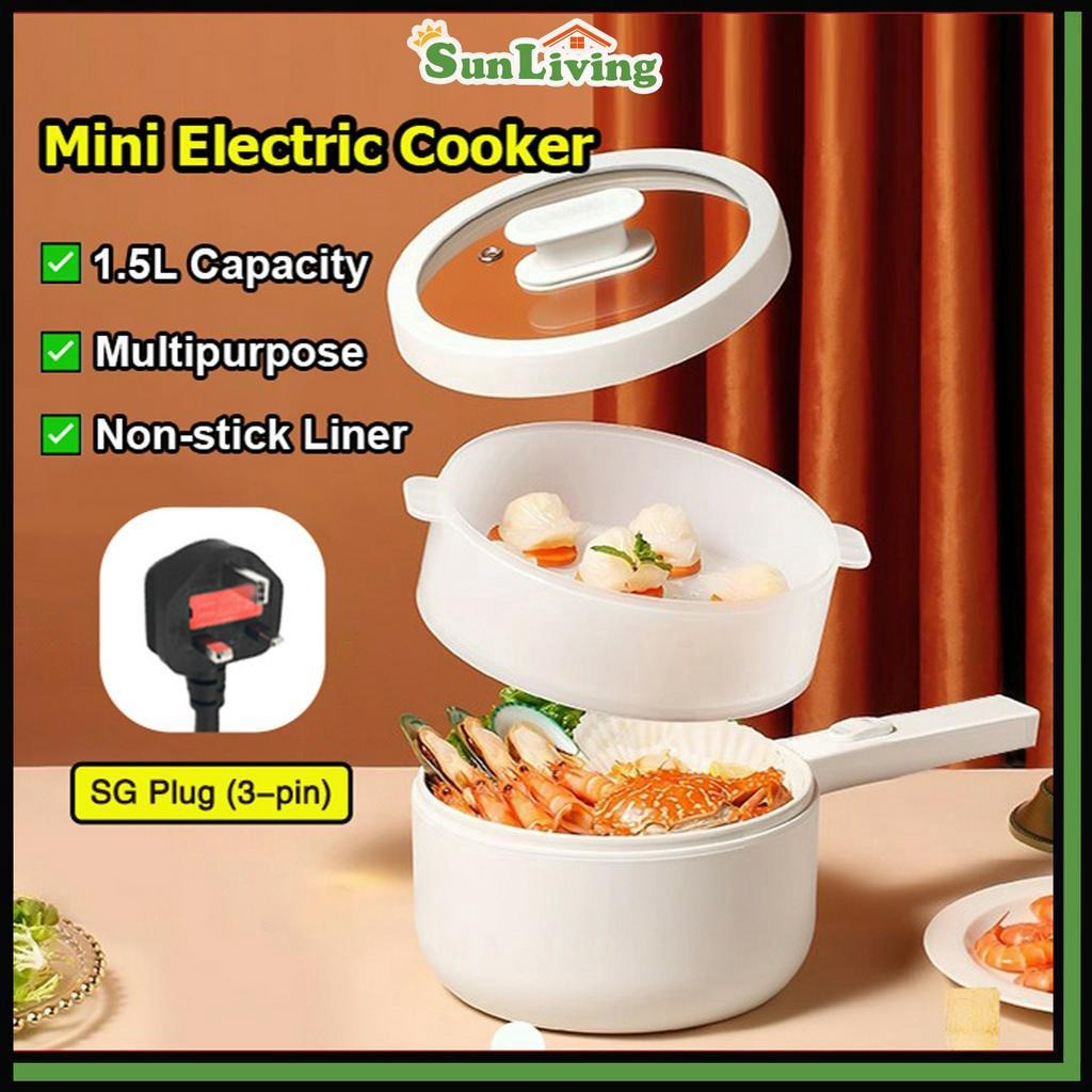 Mini Electric Cooker Multi Function Frying Pan Student Dorm Hotpot ...