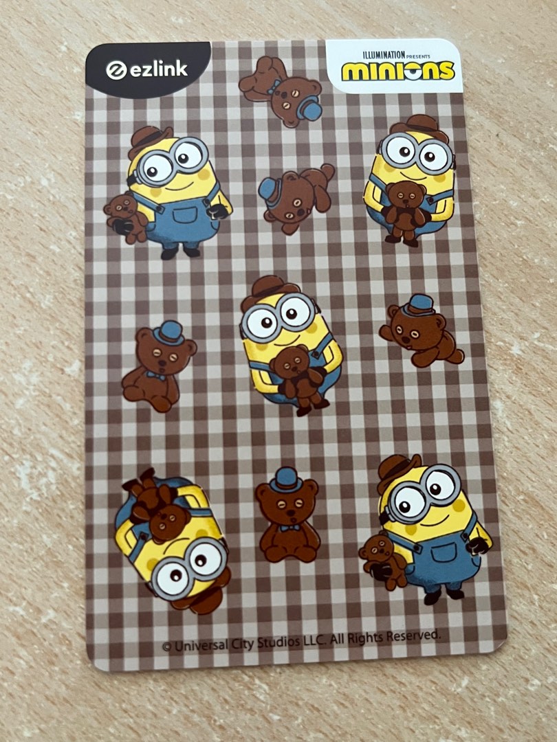 Minions EZ-Link card, Hobbies & Toys, Toys & Games on Carousell