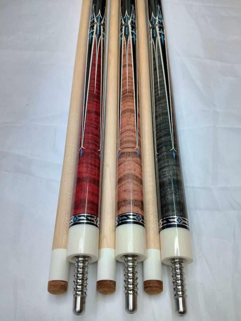 Mit Cues [New Design] Billiard Cue Stick with 1x2 Hardcase [Any Color ...