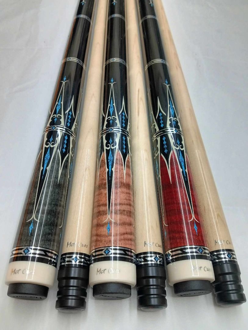 Mit Cues [New Design] Billiard Cue Stick with 1x2 Hardcase [Any Color ...