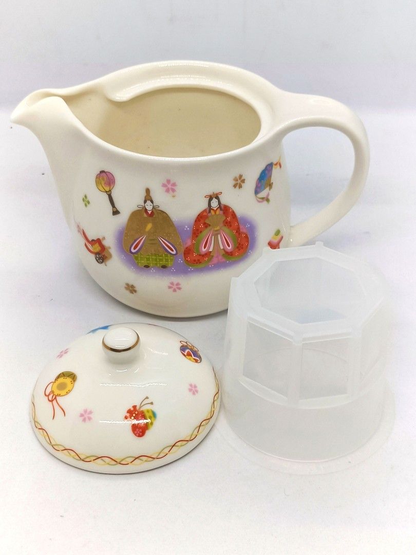Mitsukoshi/Maebata Porcelain Hina Matsuri Tea Pot, Furniture & Home ...