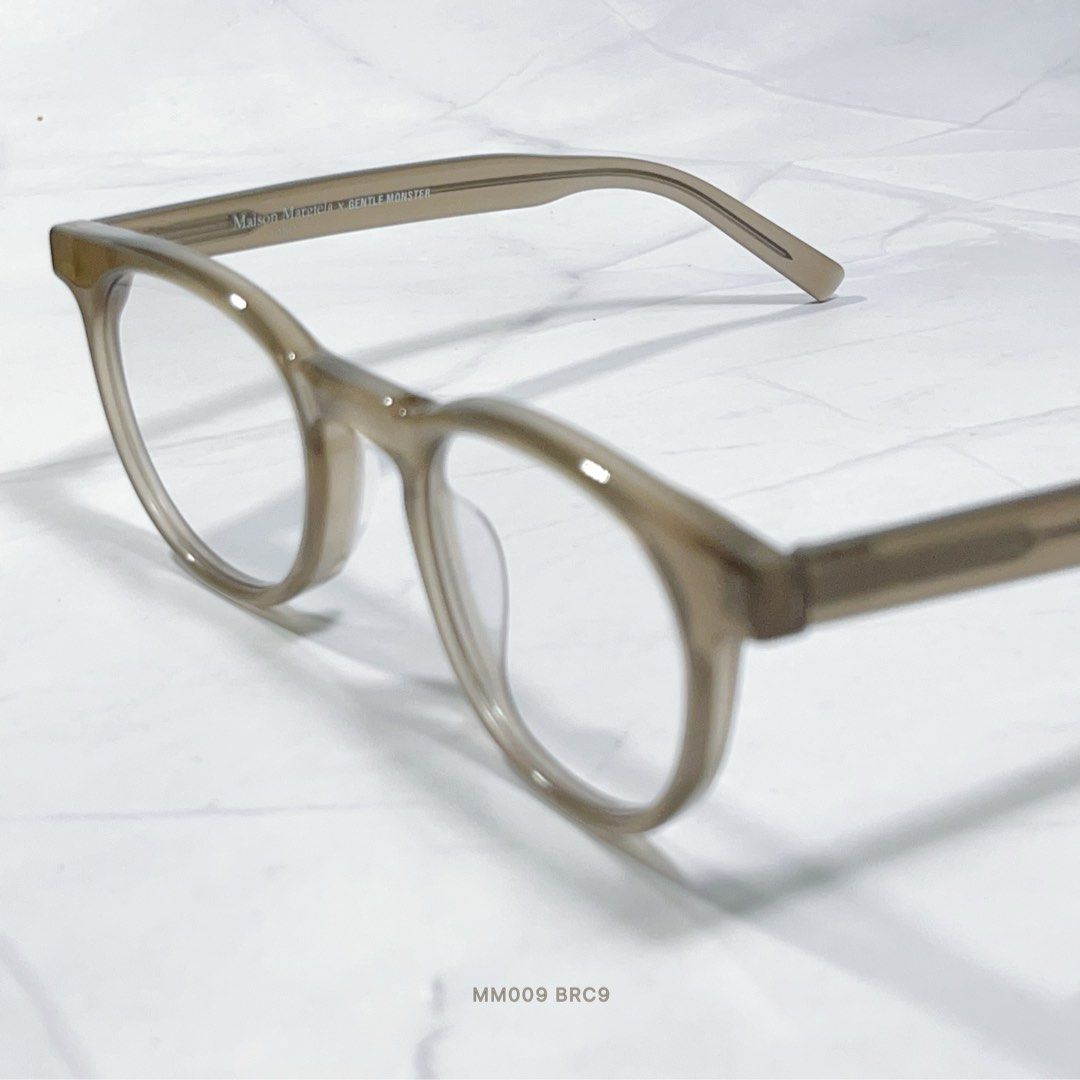 MM009 BRC9 | Gentle Monster X Maison Margiela | 46-22-144 |Round Brown Optical Frame, Men's ...