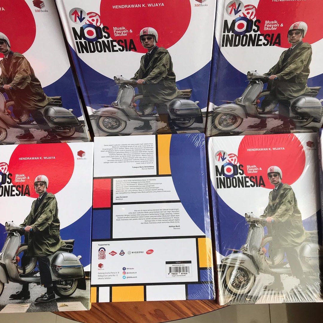 MODS INDONESIA Book Books Buku Sound Style and Scooter! Written by ...