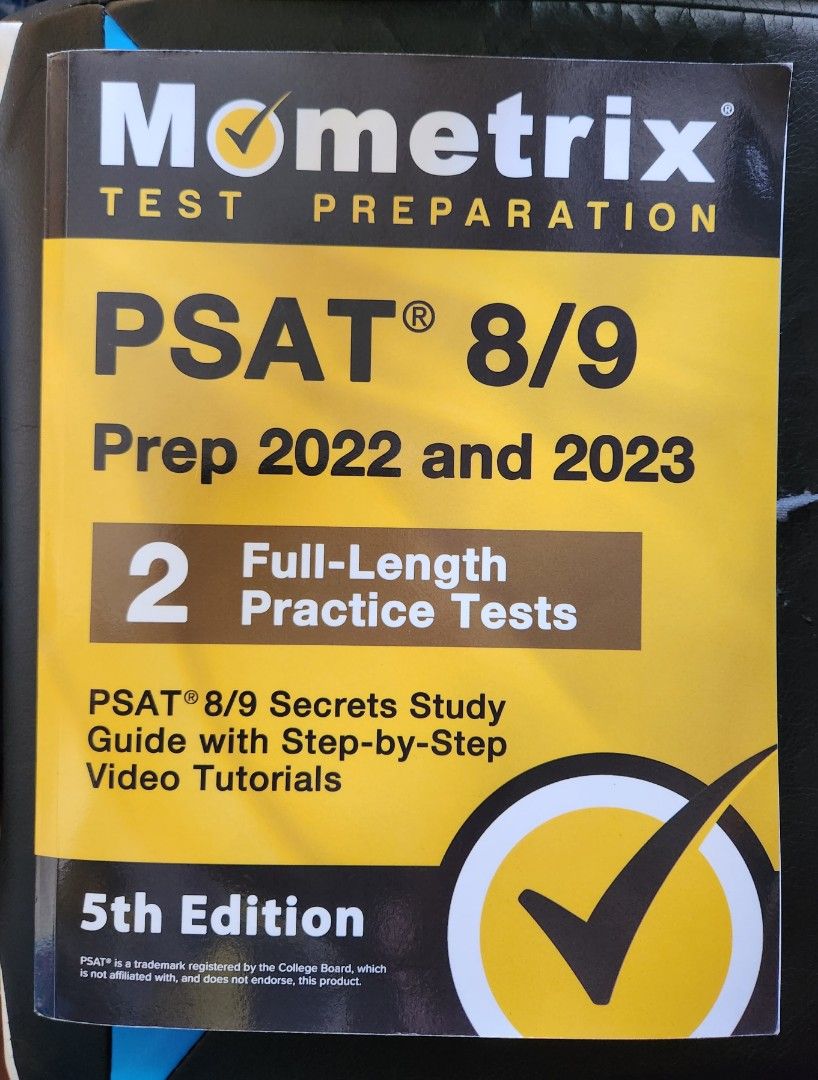 Mometrix PSAT 8/9 2022 2023 practice test book SAT study guide, 興趣及遊戲 ...