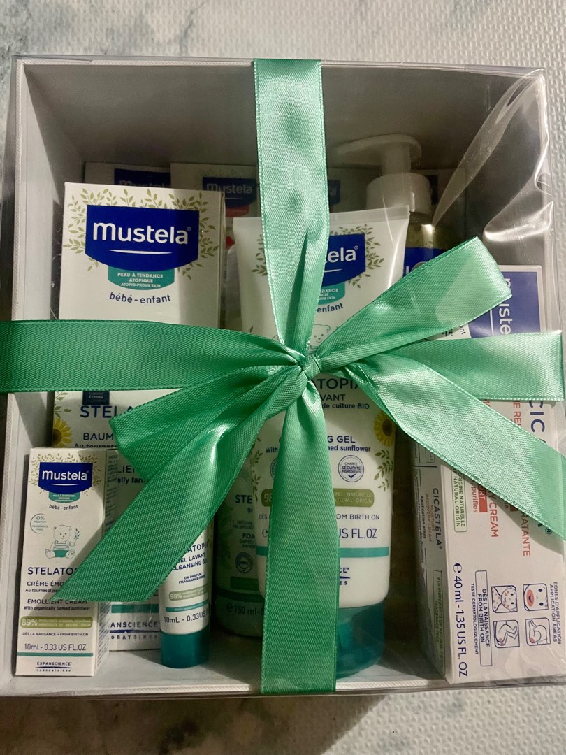 Mustela Stelatopia Gift Set for Eczema Prone, Babies & Kids, Bathing ...