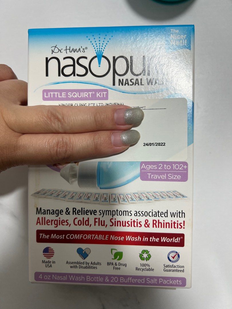NASOPURE NASAL WASH, Health & Nutrition, Medical Supplies & Tools on ...