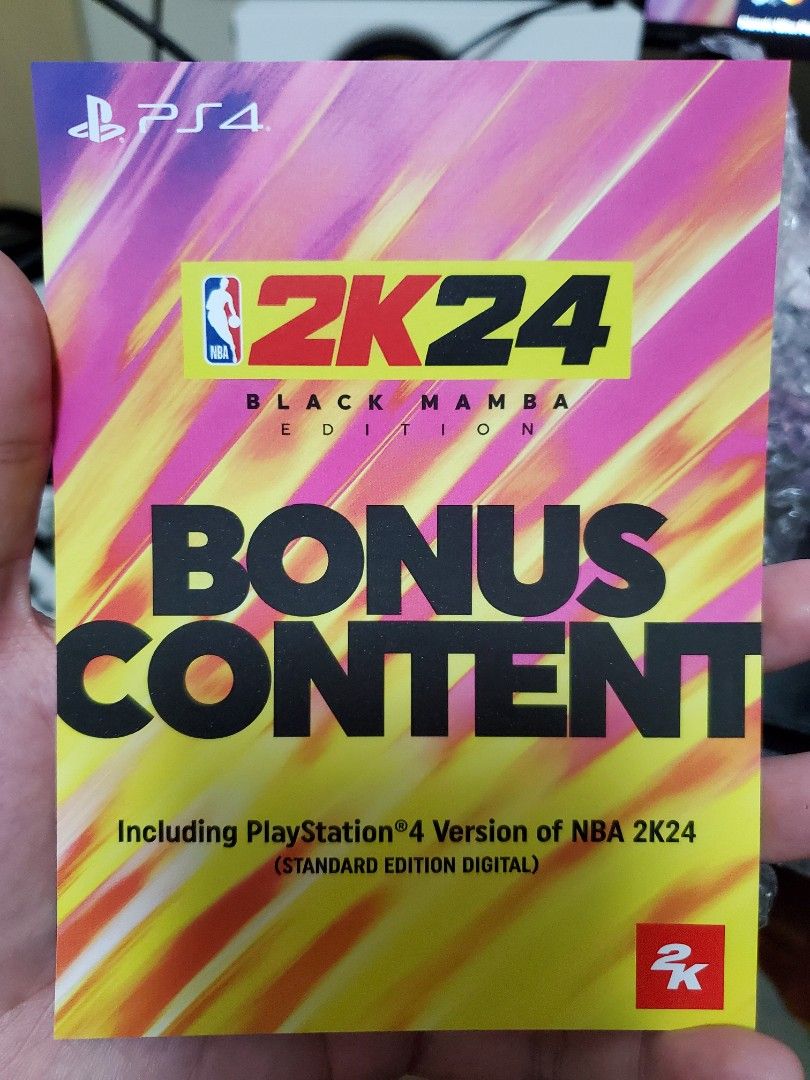 NBA 2K24 - Black Mamba Edition (digital code) PS4, Video Gaming, Video Games, PlayStation on ...