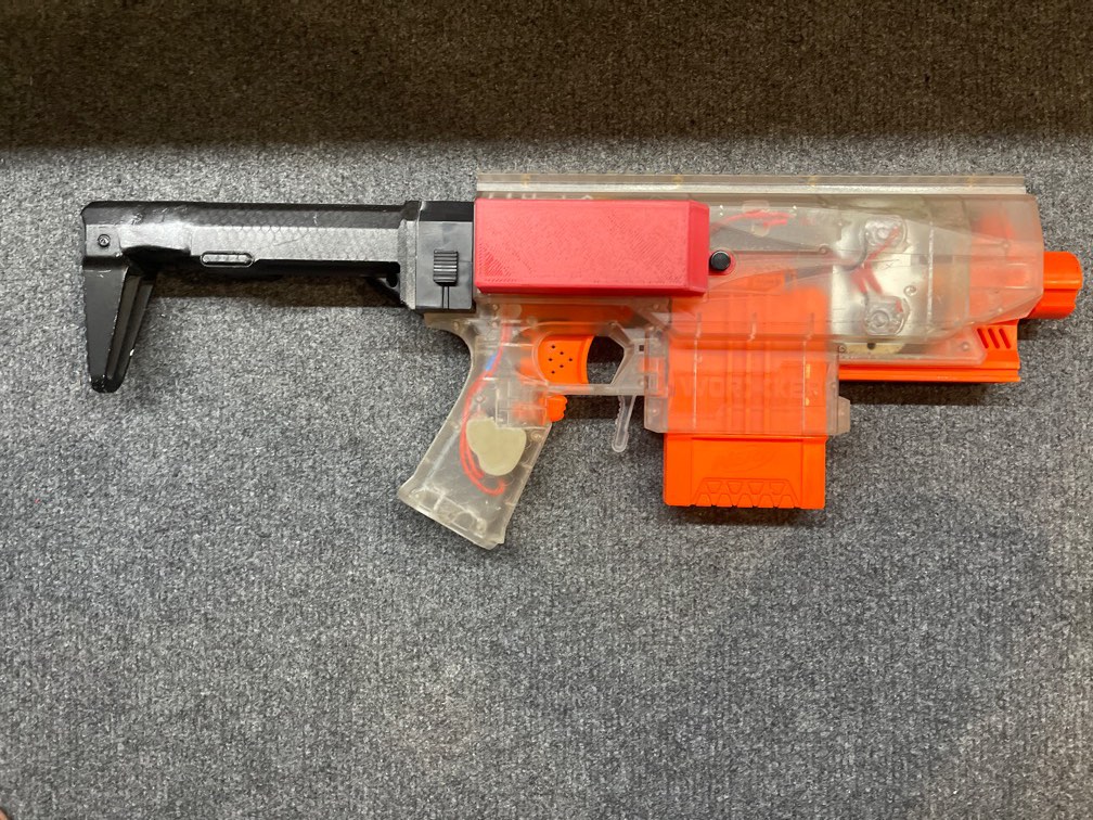 Nerf worker swordfish mod, Hobbies & Toys, Toys & Games on Carousell