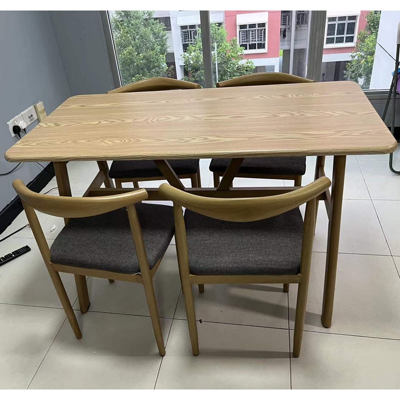 NEW Dining Table set Hot Sell 120/140cm Dining Table Cash on delivery ...