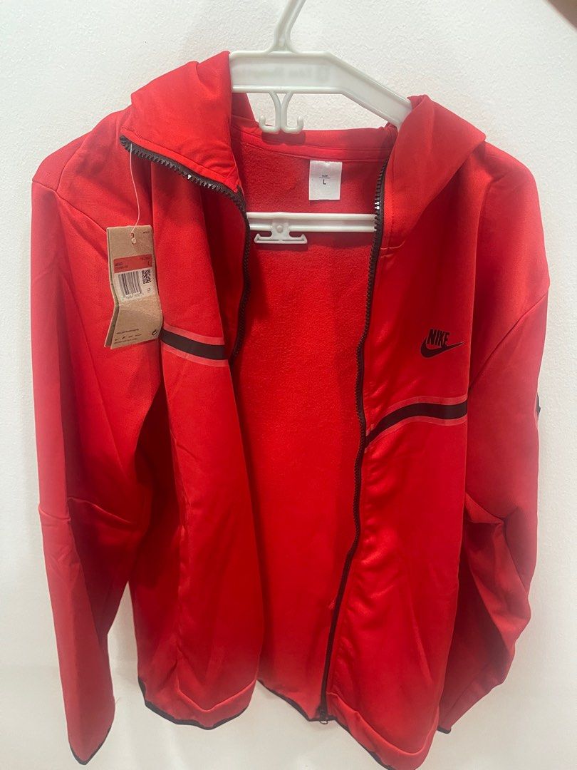 Nike Tech Fleece Red, Men's Fashion, Coats, Jackets and Outerwear on ...