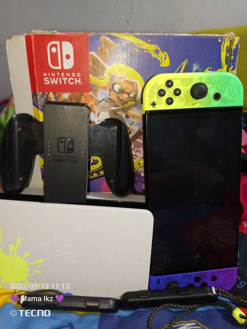 Nintendo Switch Splatoon Edition, Video Gaming, Video Game Consoles ...