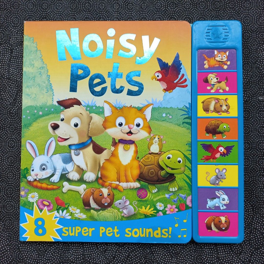 Noisy Pets Board Book Only - Sounds not working, Hobbies & Toys, Books ...
