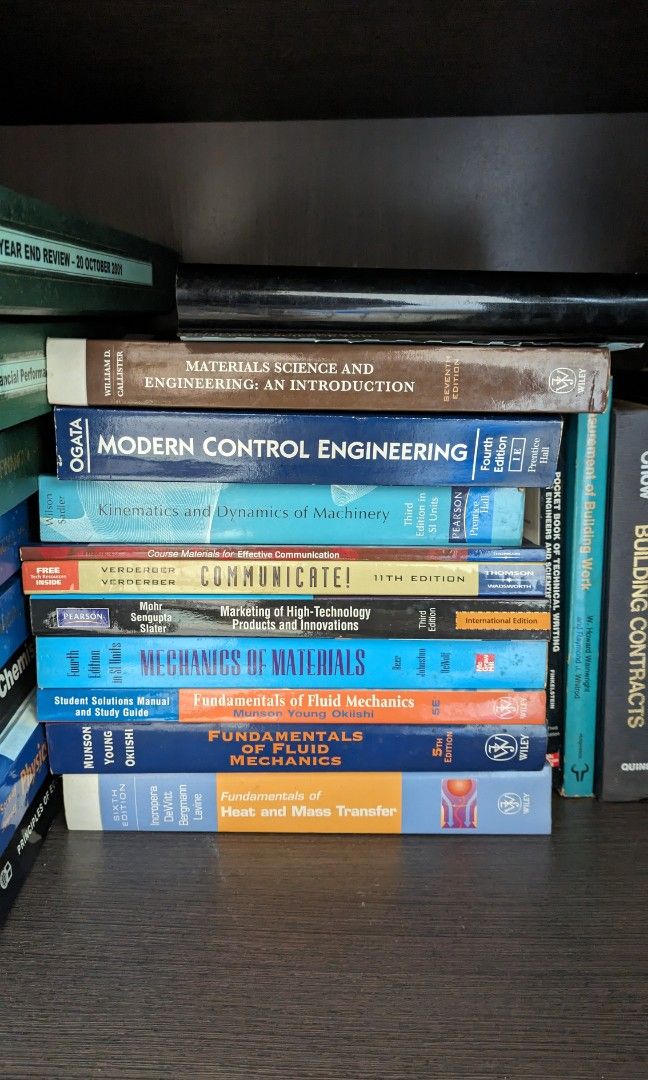 NTU / NUS Engineering Textbooks, Hobbies & Toys, Books & Magazines ...