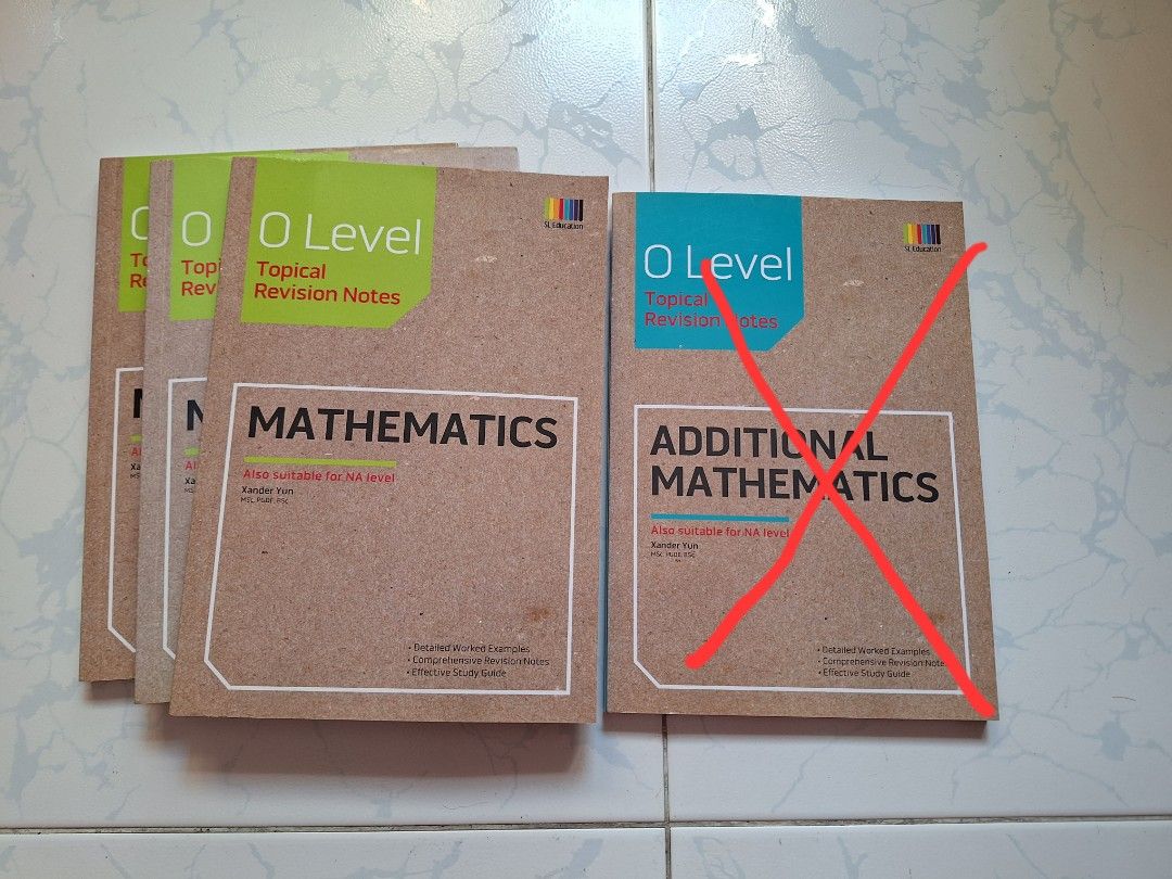 O level Maths Revision Note, Hobbies & Toys, Books & Magazines ...