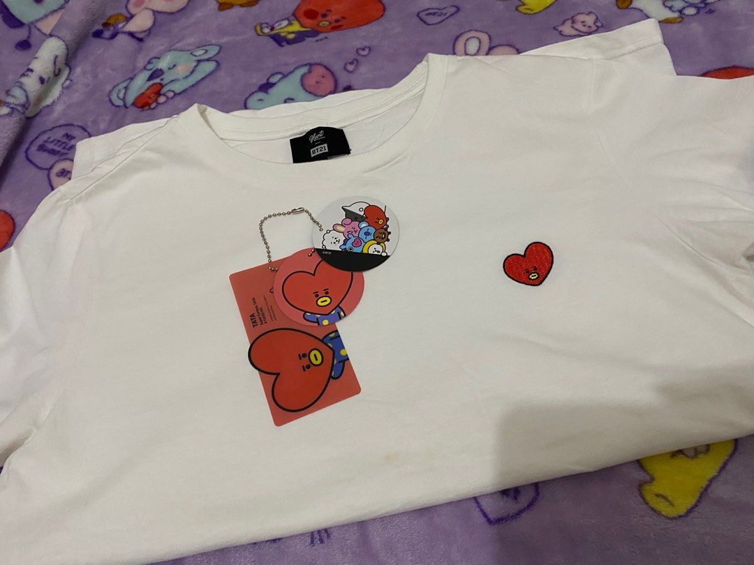 Official Tata BTS BT21 Hunt Shirt, Women's Fashion, Tops, Shirts on ...