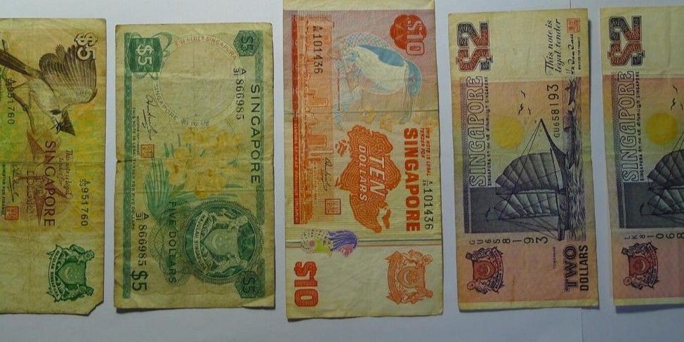 old Singapore paper note 24 SGD, Hobbies & Toys, Memorabilia ...