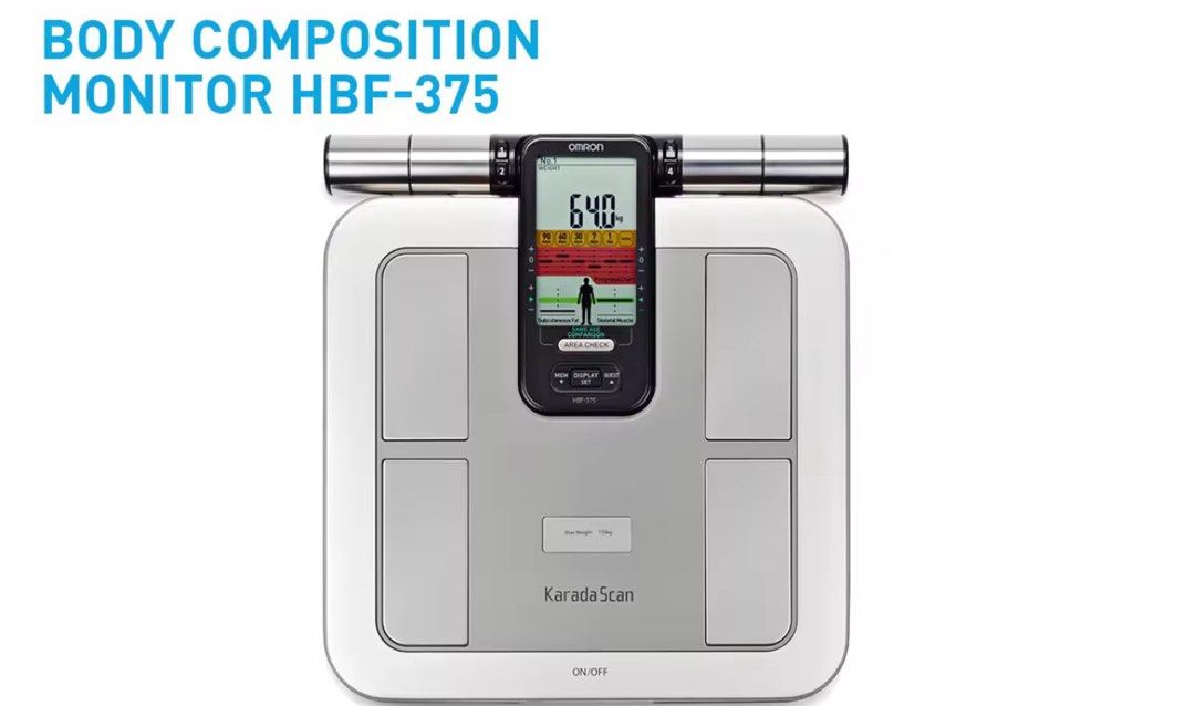 Omron Body Monitor HBF 375, Health & Nutrition, Health Monitors ...