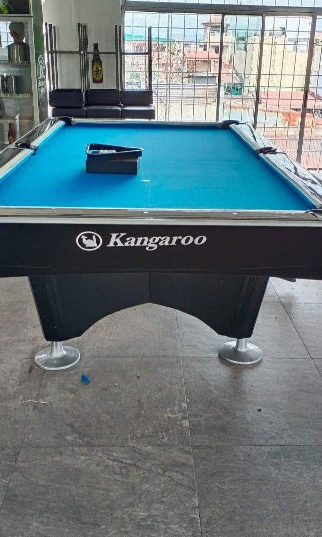 ORIGINAL KANGAROO ADJUSTABLE LEG STANDARD BILLIARD TABLE, Sports ...