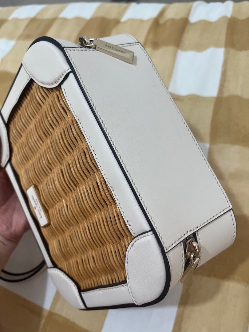 Original Kate Spade Rattan Bag, Women's Fashion, Bags & Wallets, Beach ...