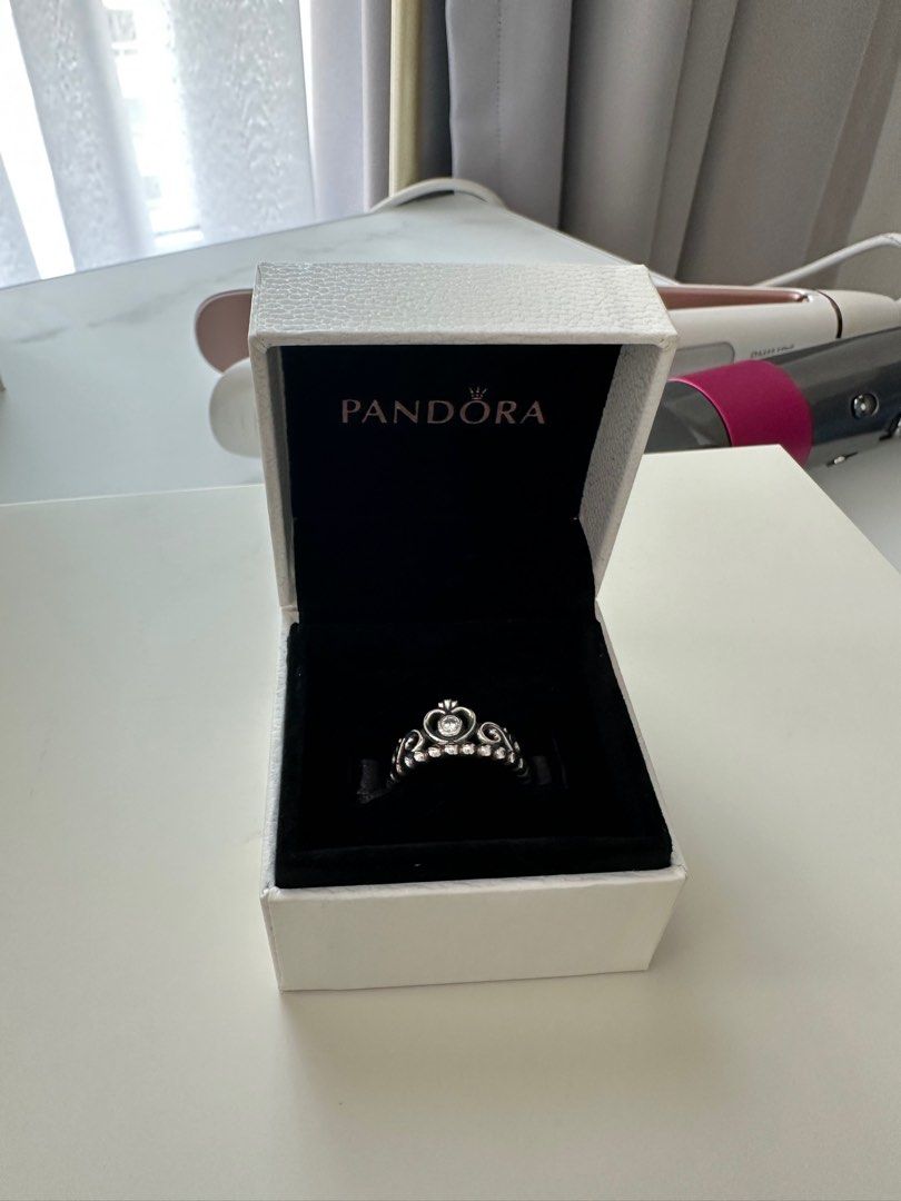 Pandora Princess Tiara crown ring, Women's Fashion, Jewelry ...