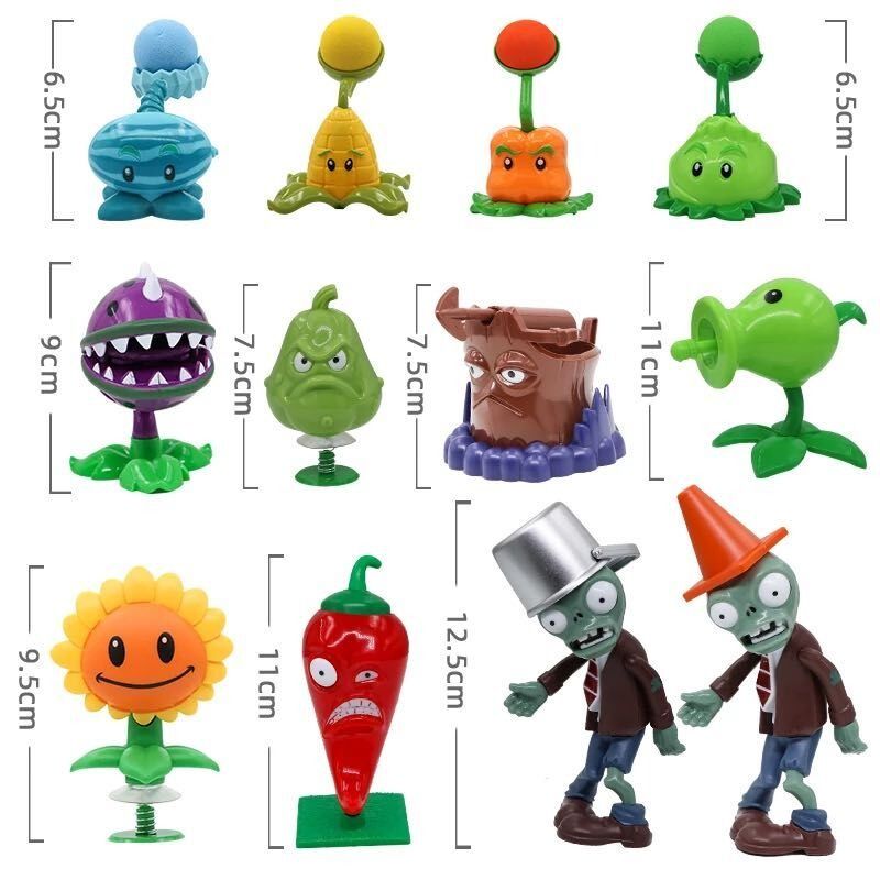 Plants Vs Zombie 2 Toys Full Set Gift for Boys Ejection Anime Children ...