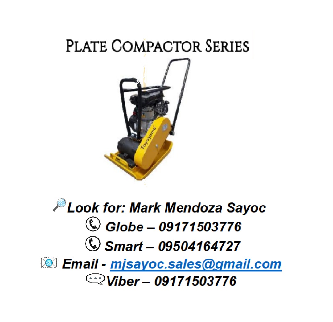 PLATE COMPACTOR, Commercial & Industrial, Construction Tools ...