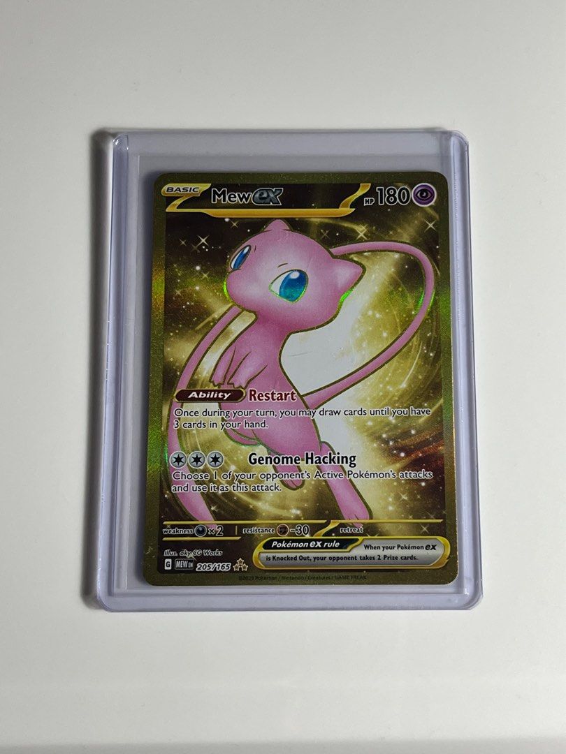 Pokemon English 151 Gold mew, Hobbies & Toys, Toys & Games on Carousell