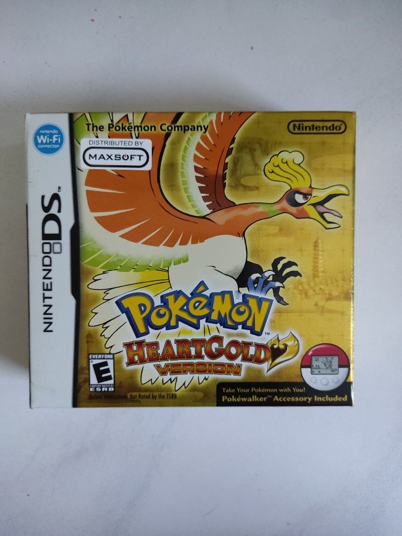 Pokemon Heartgold with Pokewalker, Video Gaming, Video Games, Nintendo ...