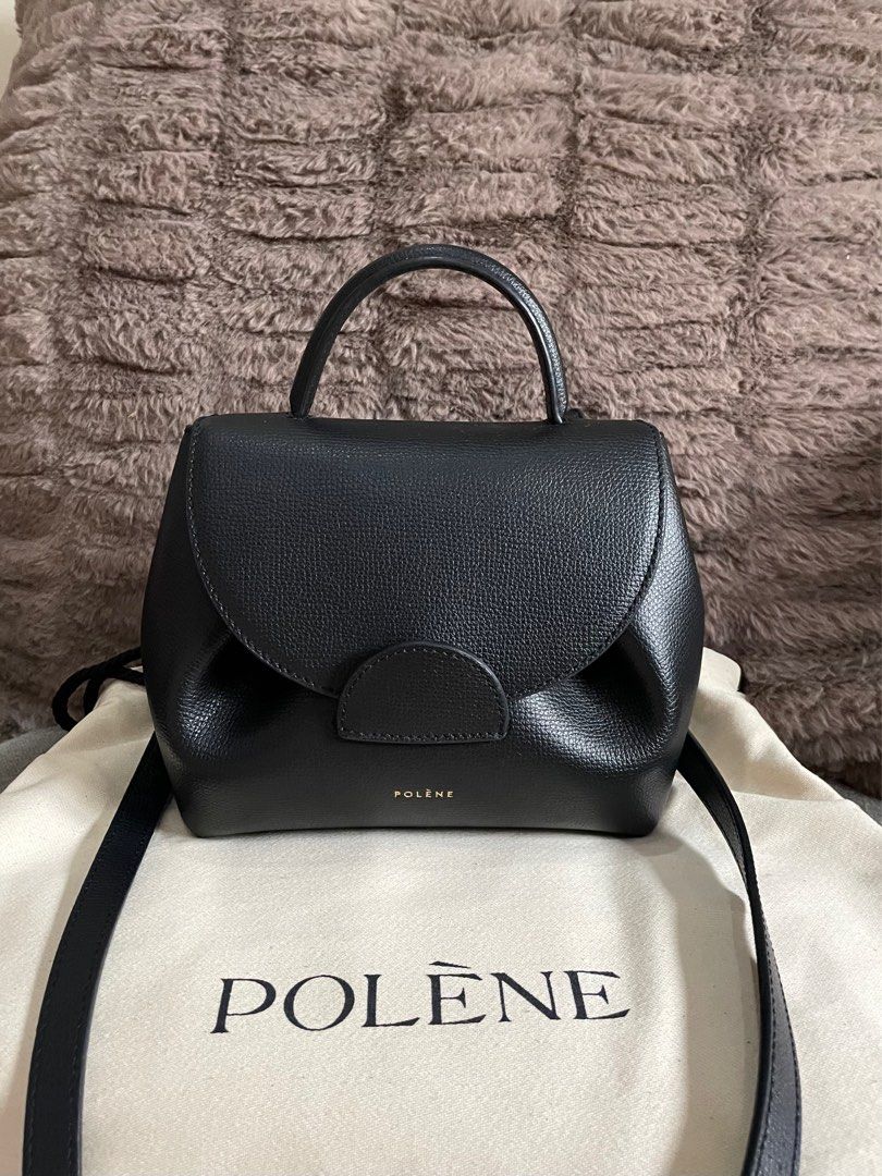 Polene Un Nano Black, Women's Fashion, Bags & Wallets, Cross-body Bags ...