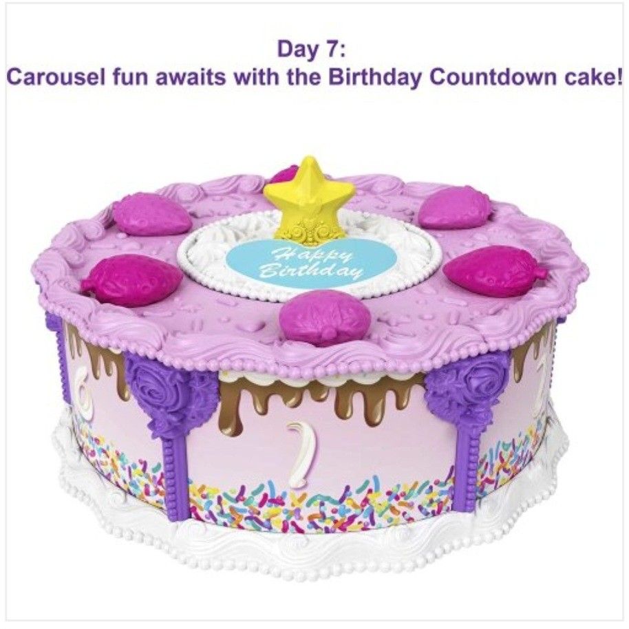 Polly Pocket Birthday Cake Countdown 25 Surprises, Hobbies & Toys, Toys & Games on Carousell