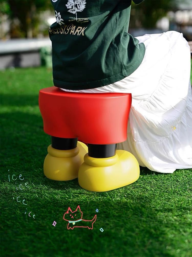 [PREORDER] Mickey Mouse Stool | Side Table, Furniture & Home Living ...