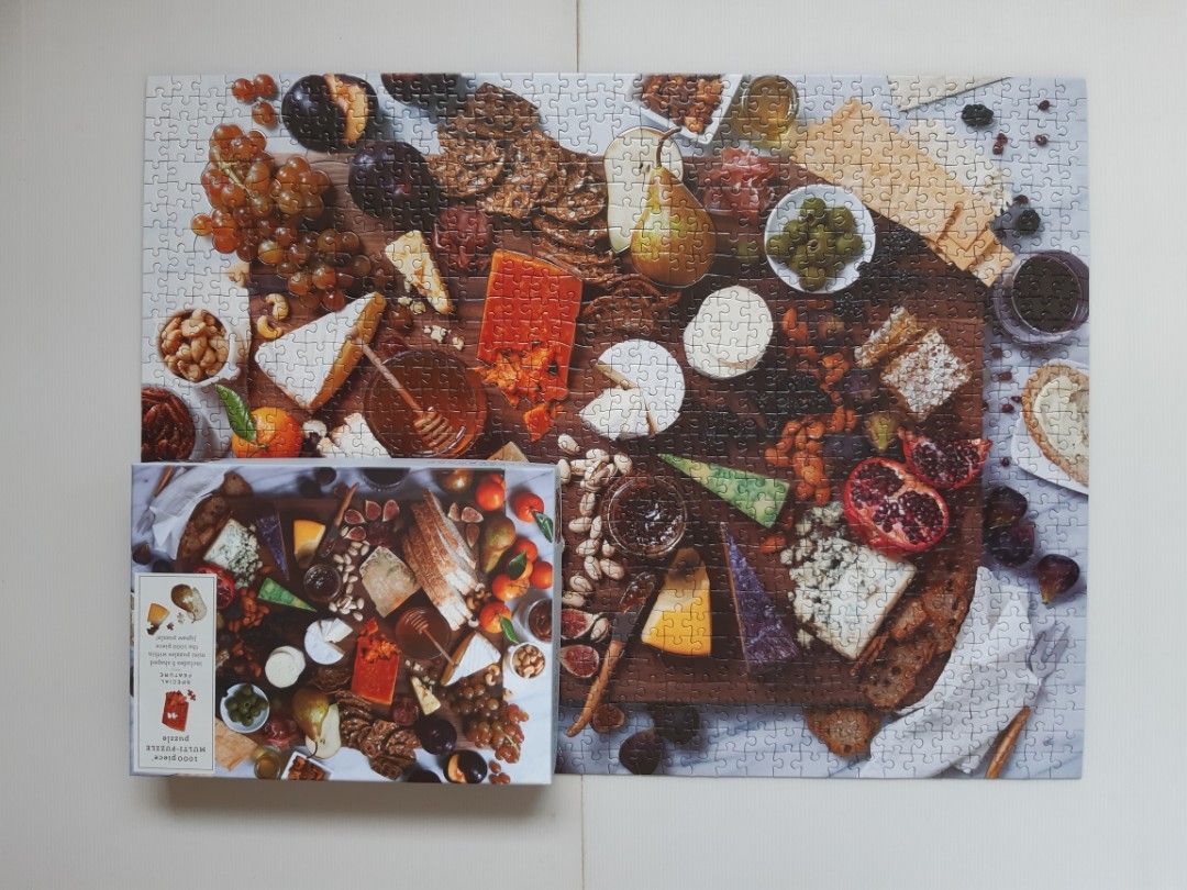 Pre-owned Galison The Art of the Cheeseboard 1000-Piece Jigsaw Puzzle ...