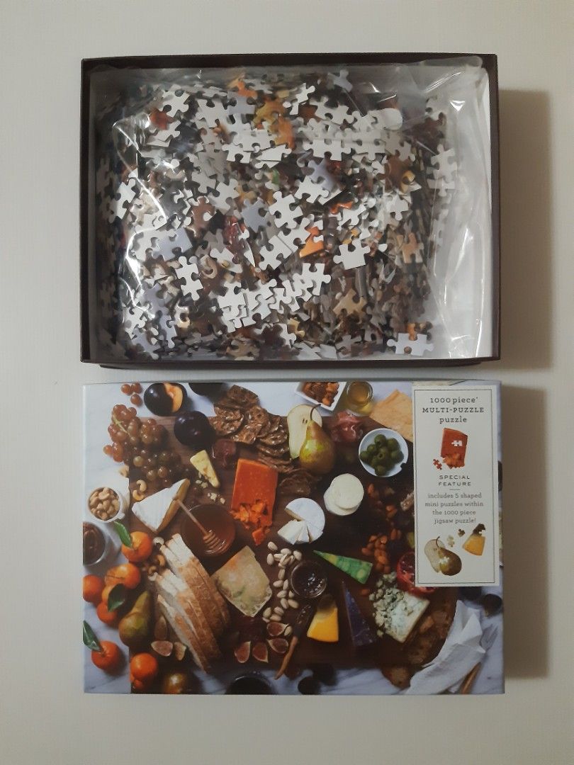 Pre-owned Galison The Art of the Cheeseboard 1000-Piece Jigsaw Puzzle ...