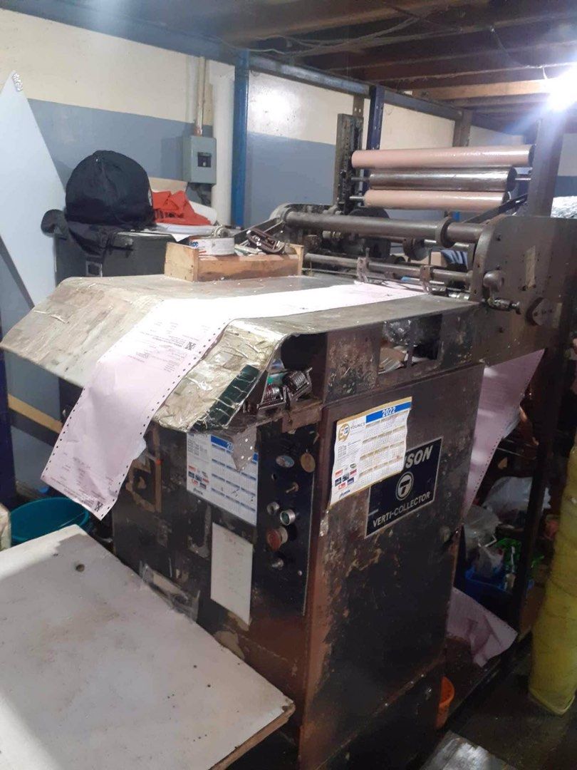 Printing Press Machine (Continuous Forms), Commercial & Industrial ...