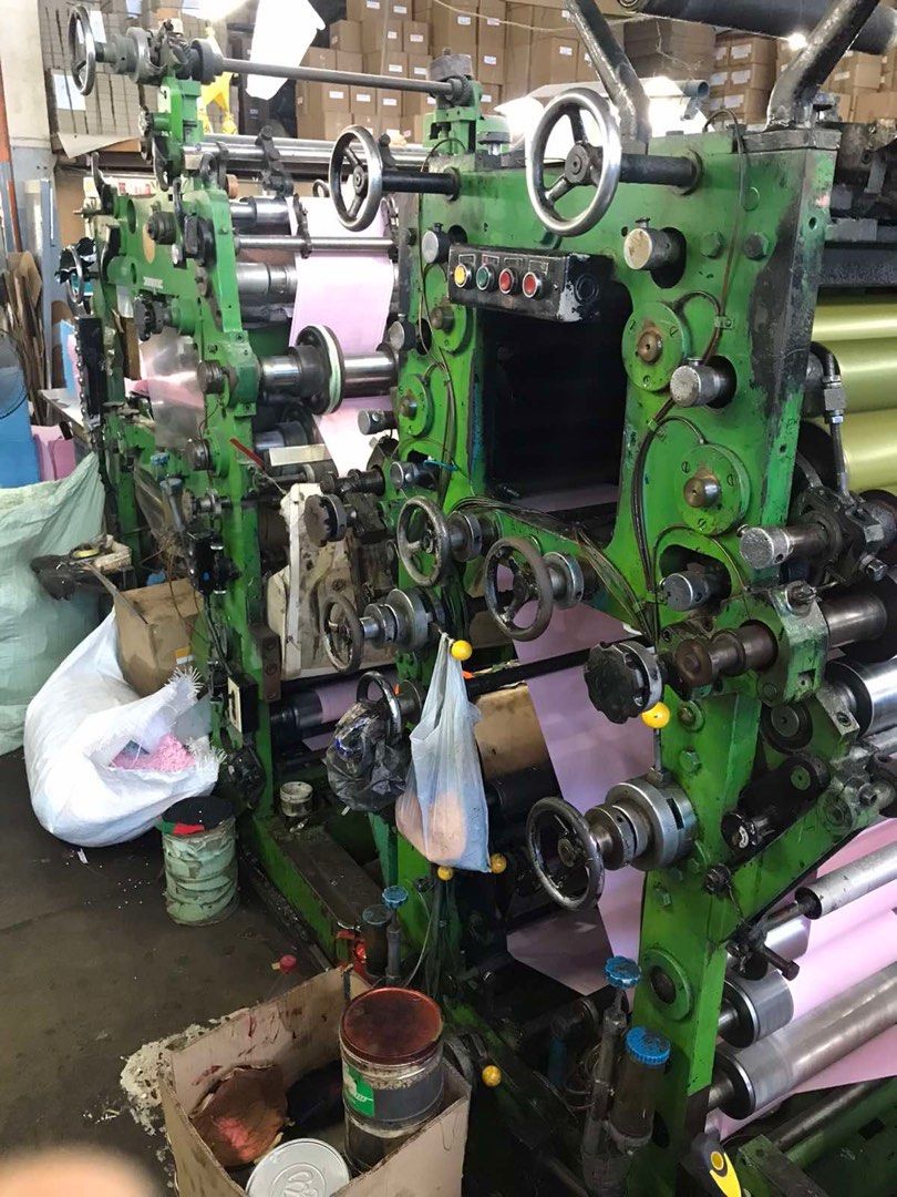 Printing Press Machine (Continuous Forms), Commercial & Industrial ...