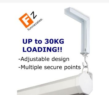 Projector screen bracket angle L frame holder secure mount to wall or ...