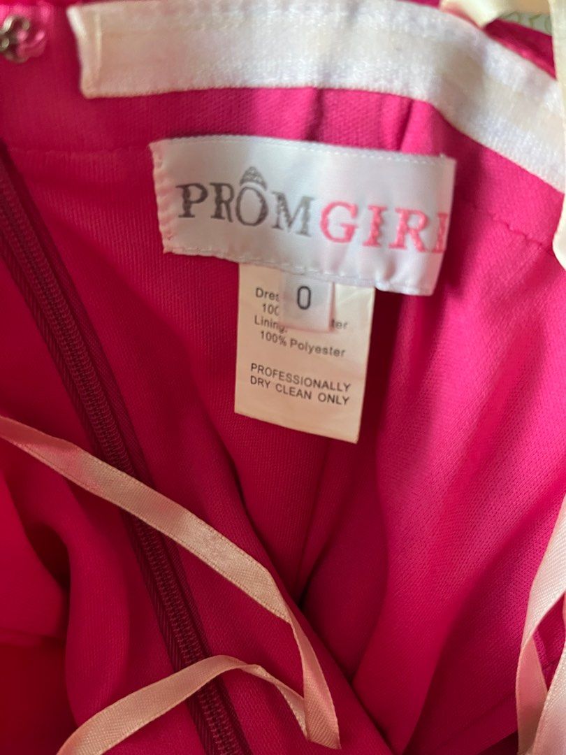 PromGirl Pink Ruffle Dress, Women's Fashion, Dresses & Sets, Dresses on ...
