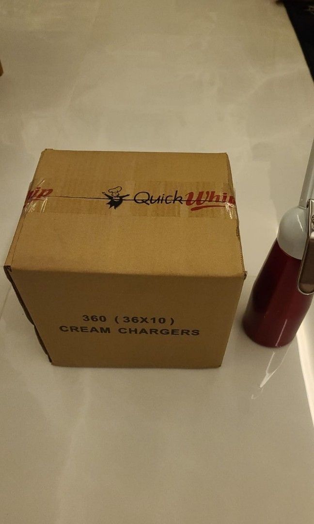 PROMO 300/600pc Quick Whip Pro 9g Carton Cream Chargers, Food & Drinks ...