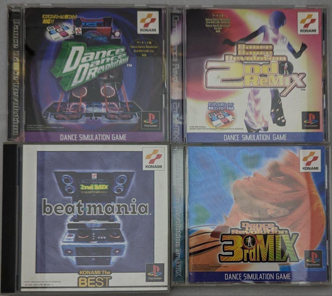 中古 罕有 原裝 日版 playstation ps1 PS Konami Games Beatmania 狂熱節拍 game ddr dance dance revolution 跳舞機 ...