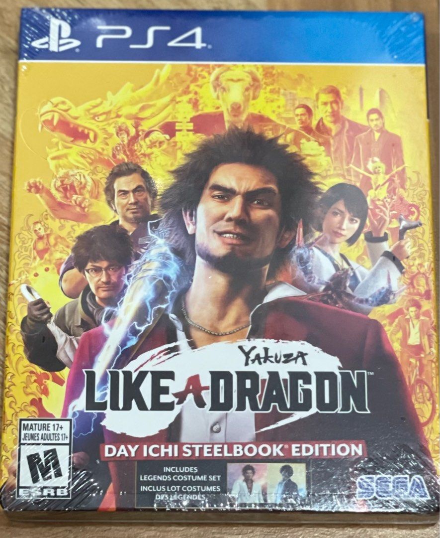 Ps4 Yakuza Like A Dragon Day Ichi Steelbook Edition R1 Video Gaming