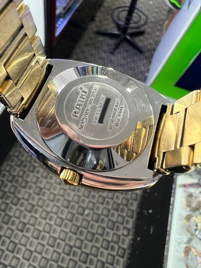 RADO DIASTAR TALI KASAR SWISS MADE AUTOMATIC R12413613, Men's Fashion ...