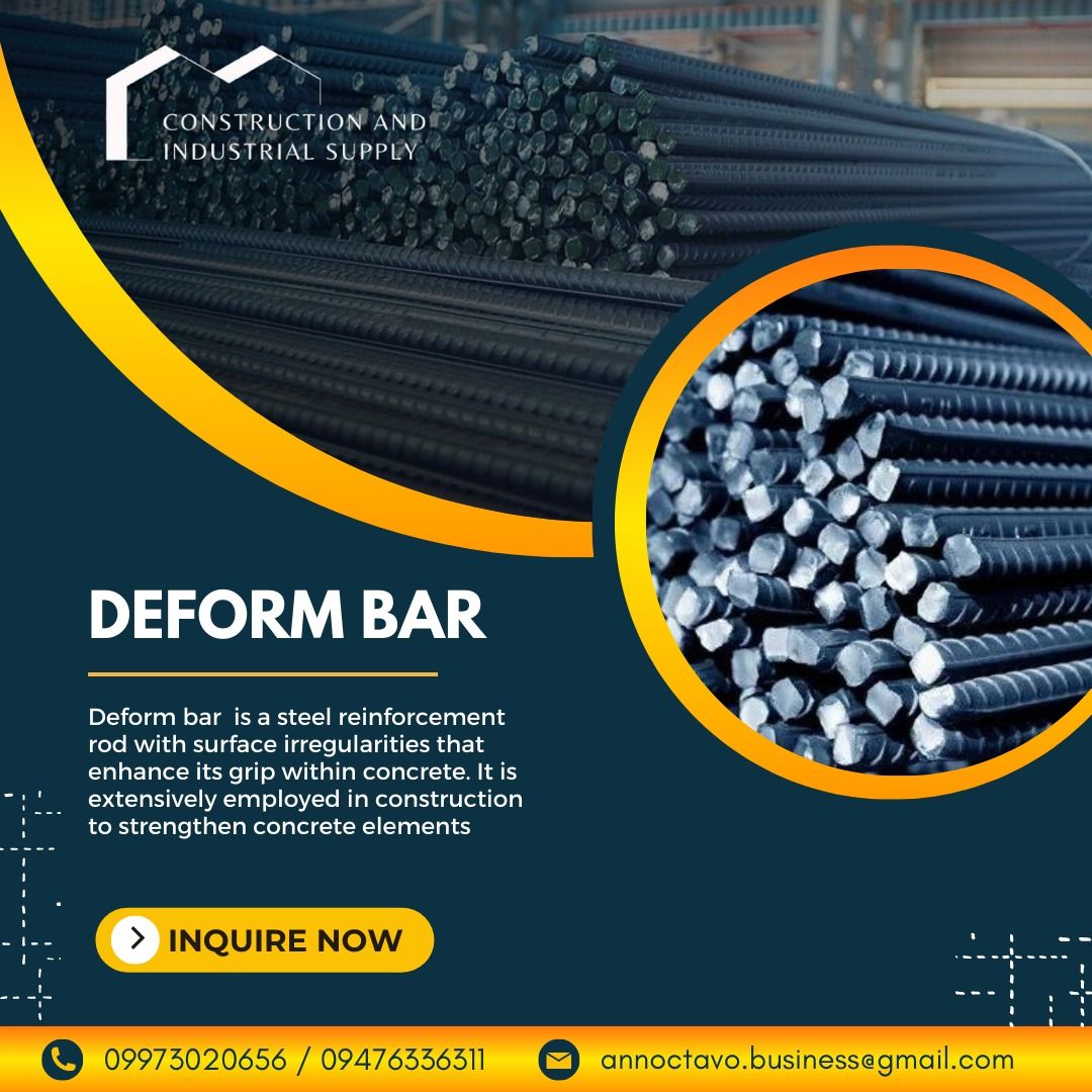 Reinforcement Bar | Kabilya | Corrugated Bar | Steel | Metals Sourcing ...