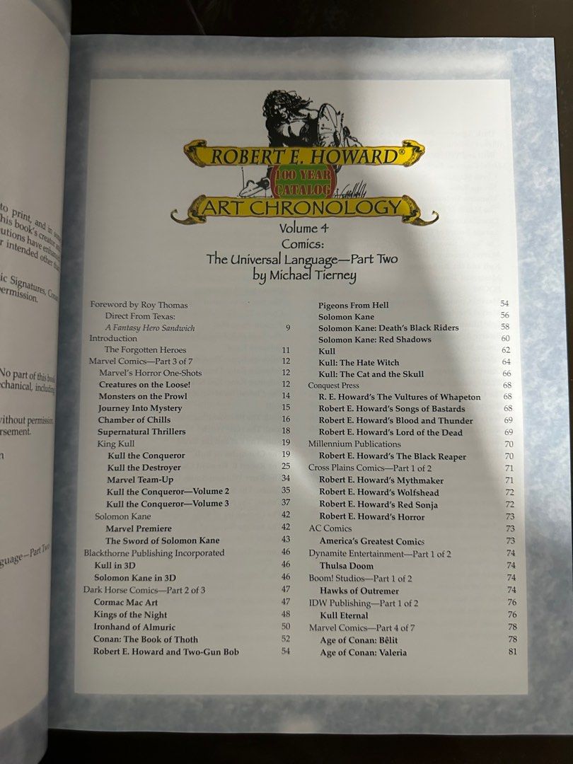 Robert E. Howard Art Chronology by Michael Tierney by Chenault & Grey ...