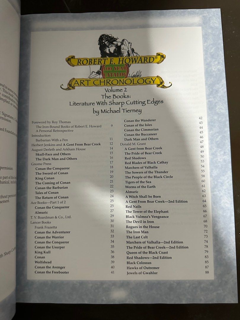 Robert E. Howard Art Chronology by Michael Tierney by Chenault & Grey ...