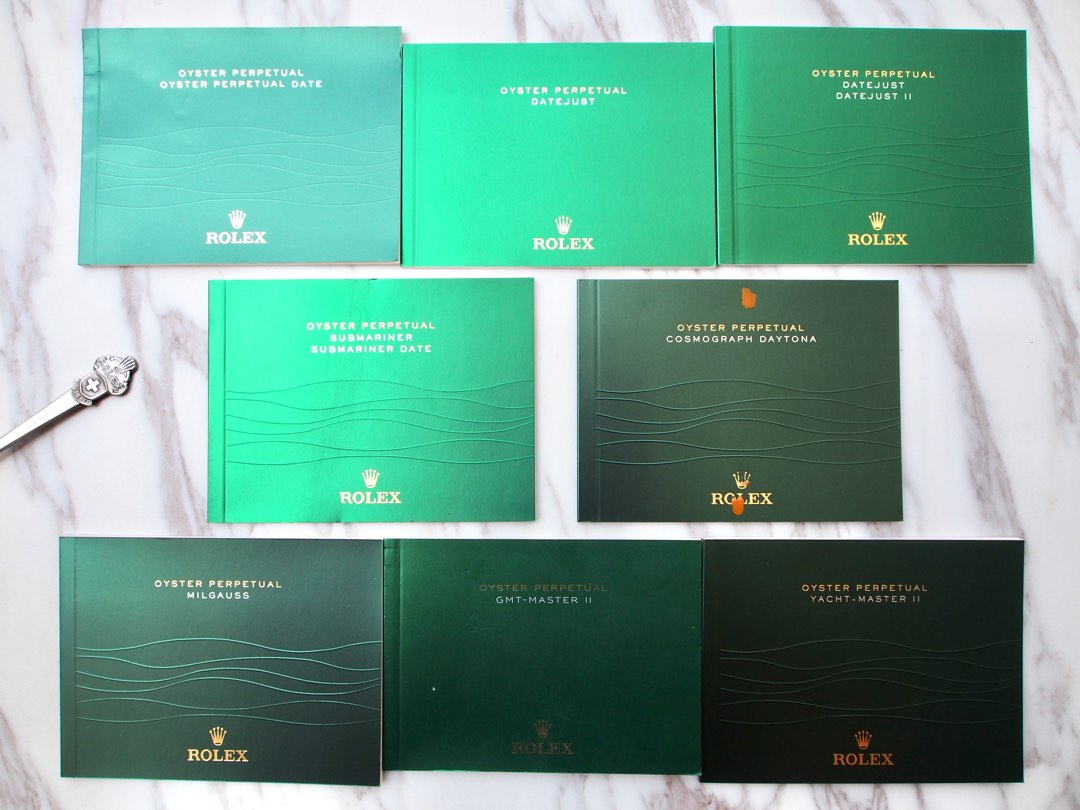 ROLEX Modern Booklets, Luxury, Watches on Carousell