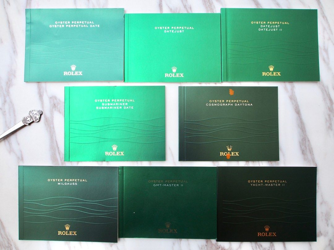 ROLEX Modern Booklets, Luxury, Watches on Carousell