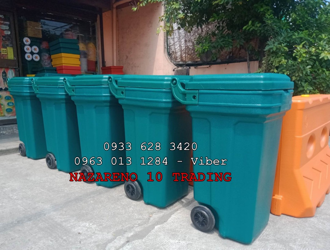 Roller King Trash Bin 150 Liters 250 Liters, Furniture & Home Living ...