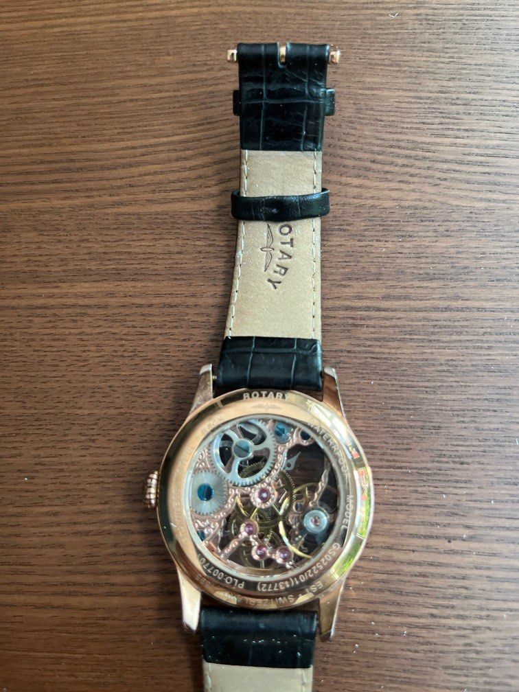Rotary Skeleton watch open case back GS02522/01, Luxury, Watches on ...