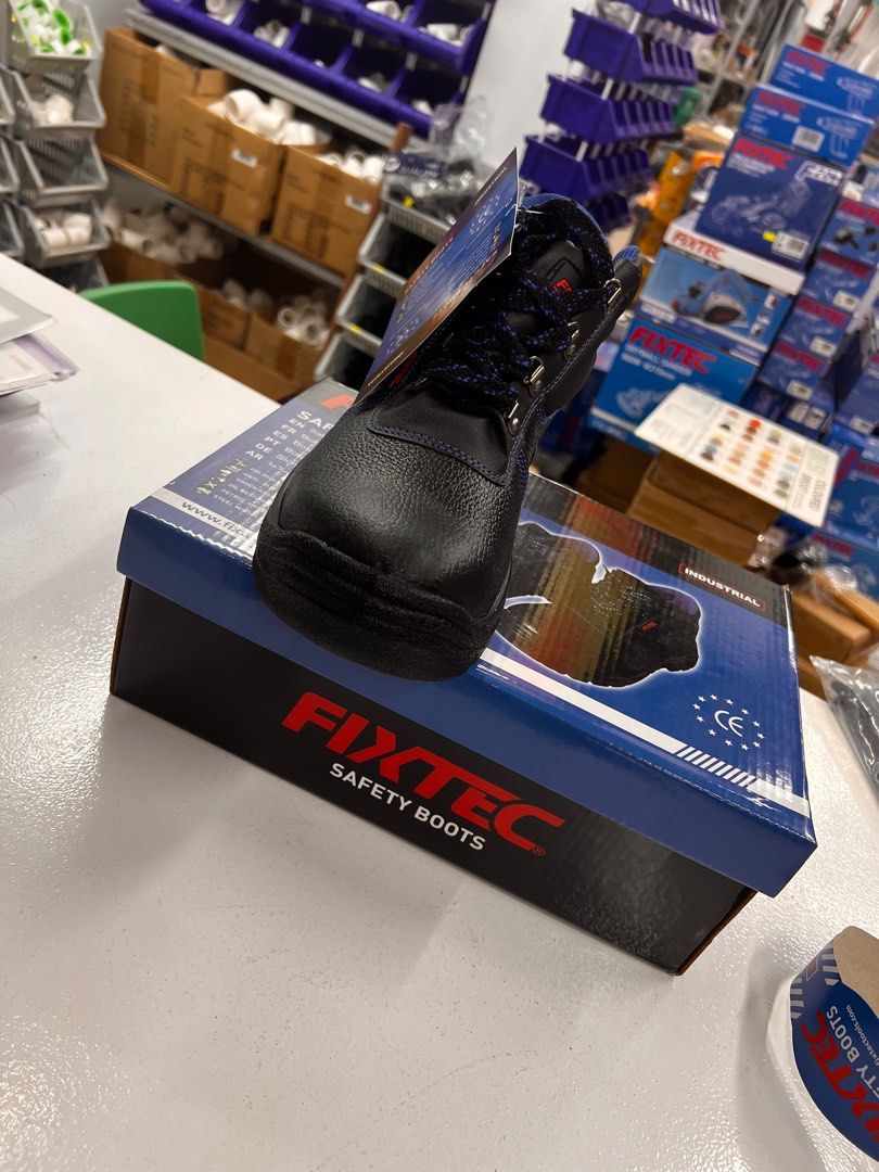 SAFETY BOOTS BY FIXTEC, Men's Fashion, Footwear, Boots on Carousell