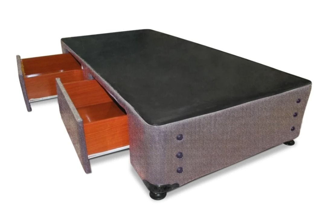 Salem boxbed base with 2 drawers and headboard, Furniture & Home Living, Furniture, Bed Frames ...